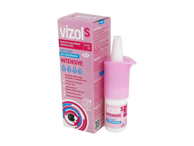 Eye drops Vizol S Intensive 10 ml | Alensa